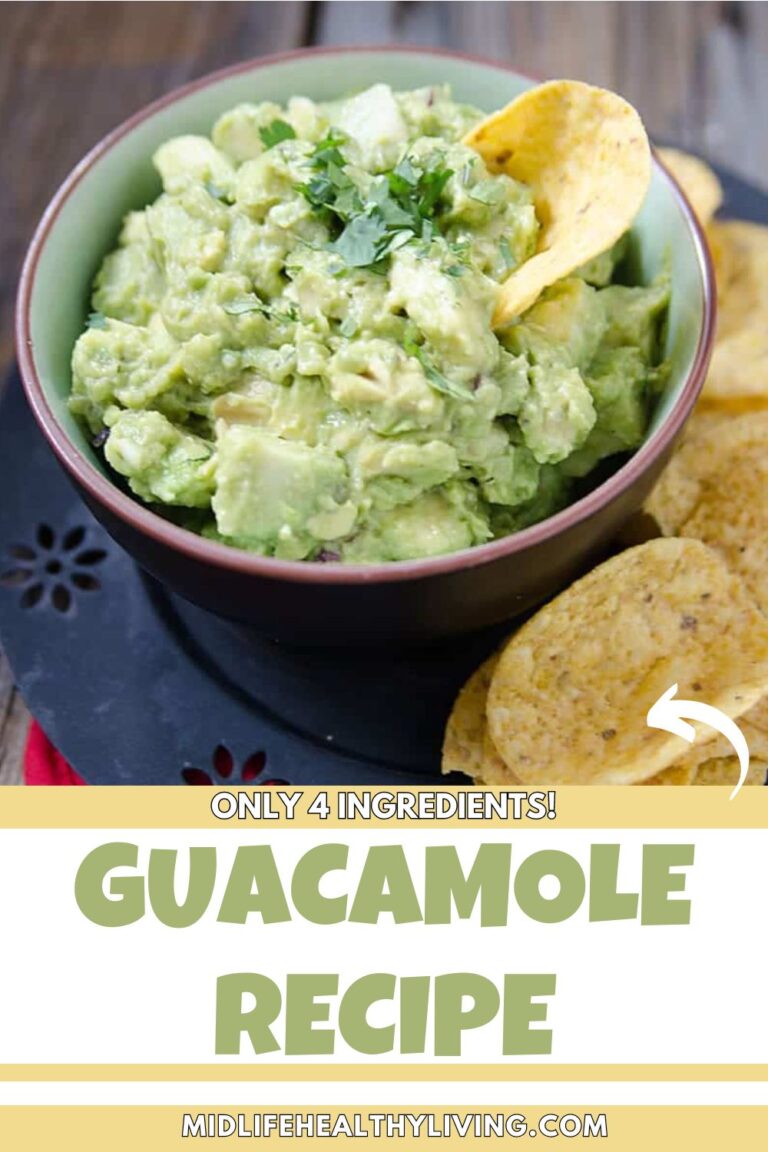 4 Ingredients Guacamole Recipe