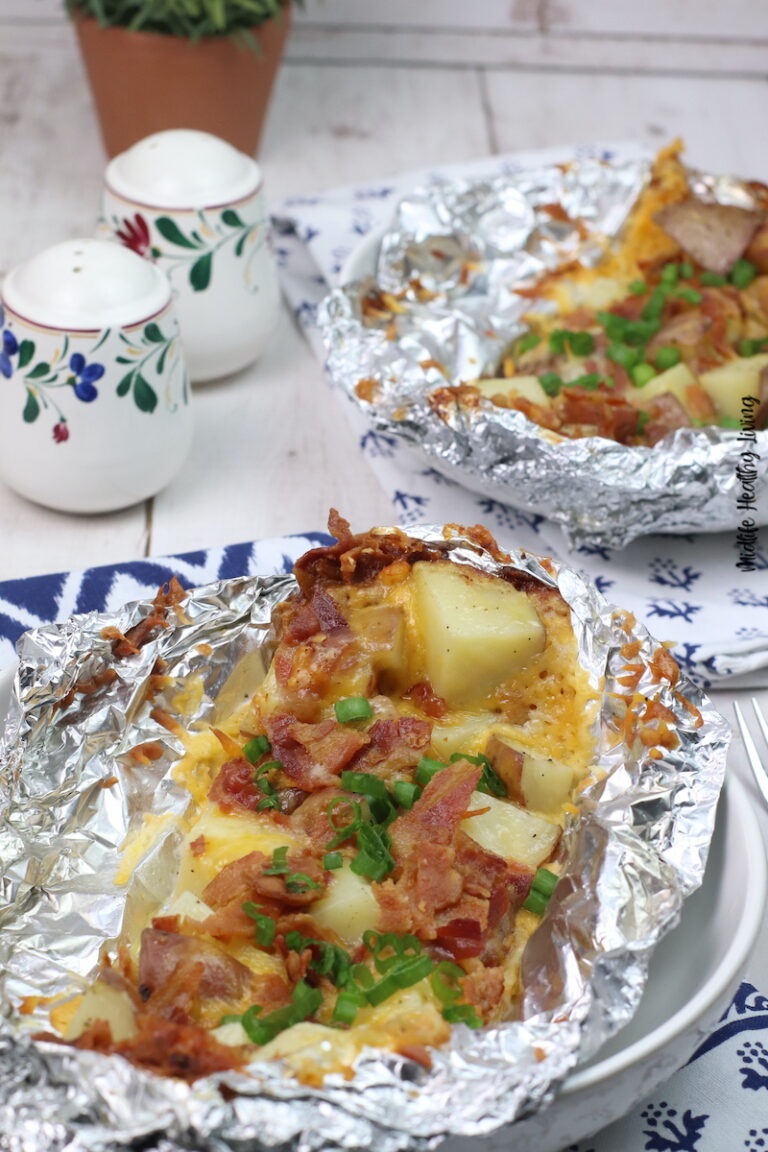 Campfire Potatoes That Are Super Easy and Cheesy (Plus Bacon!)