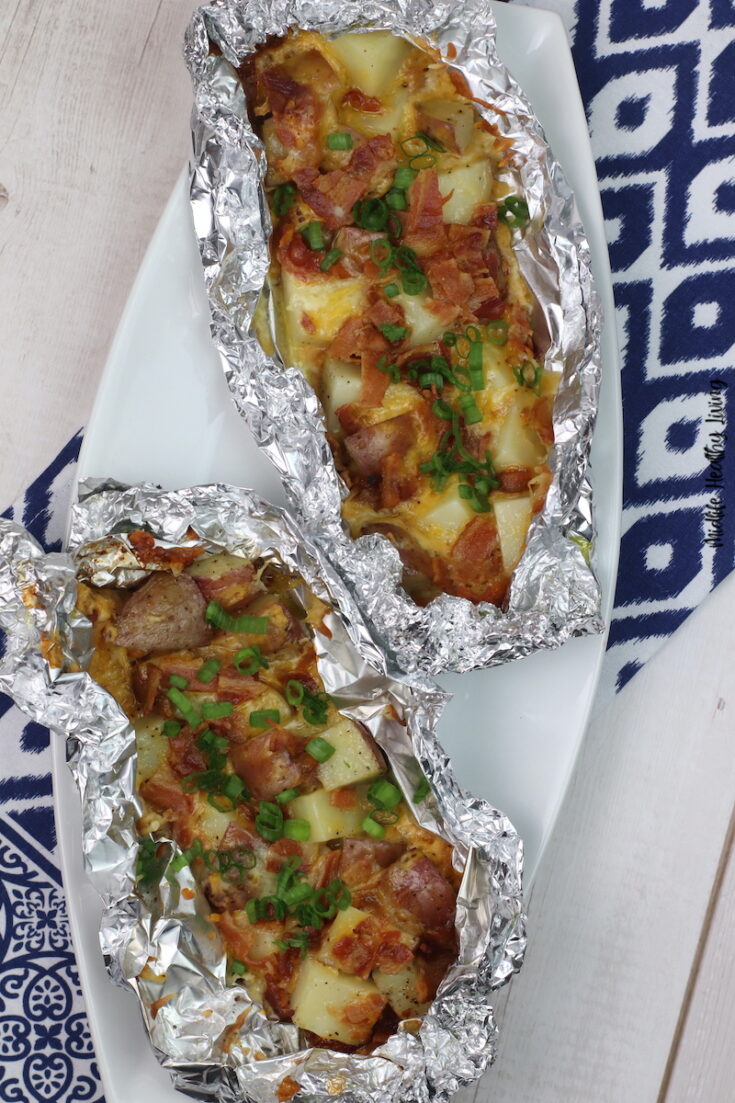 Campfire Potatoes That Are Super Easy and Cheesy (Plus Bacon!)