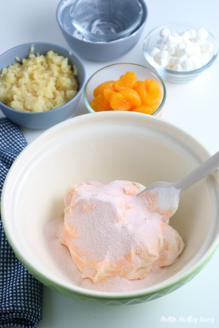 Orange Fluff with Greek Yogurt