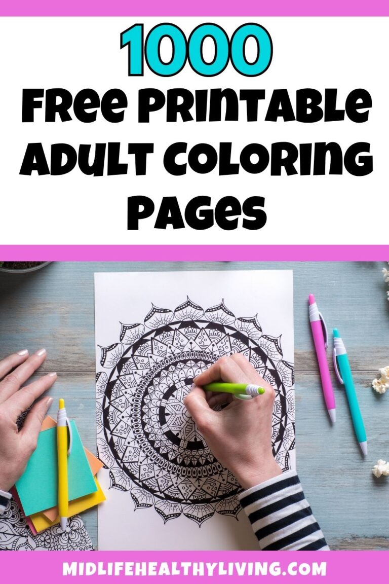 1000 Free Printable Adult Coloring Pages