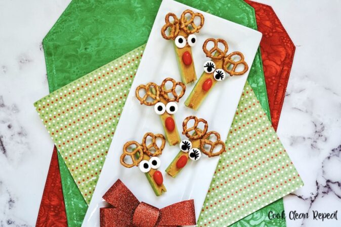 Healthy Rudolph Holiday Appetizer Recipe
