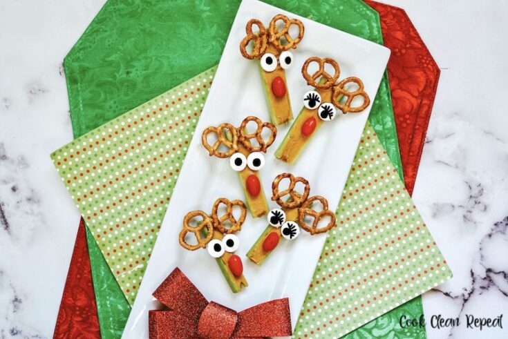 Healthy Rudolph Holiday Appetizer Recipe