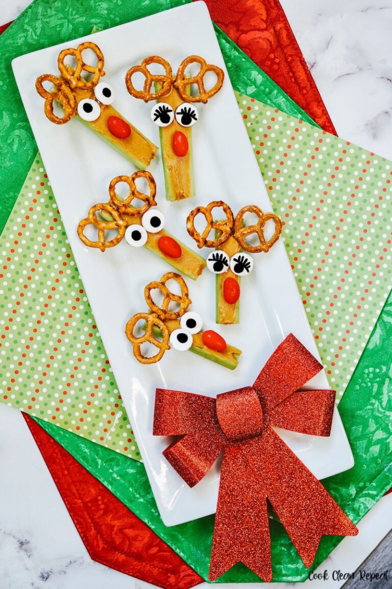 Healthy Rudolph Holiday Appetizer Recipe