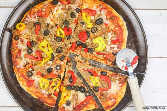 Ground Turkey Pizza