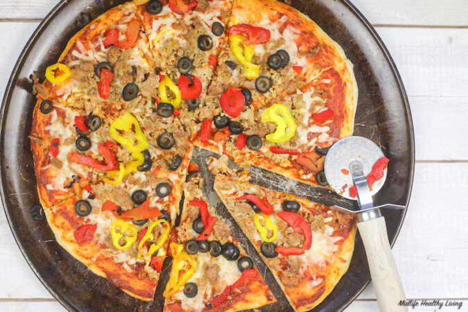 Ground Turkey Pizza