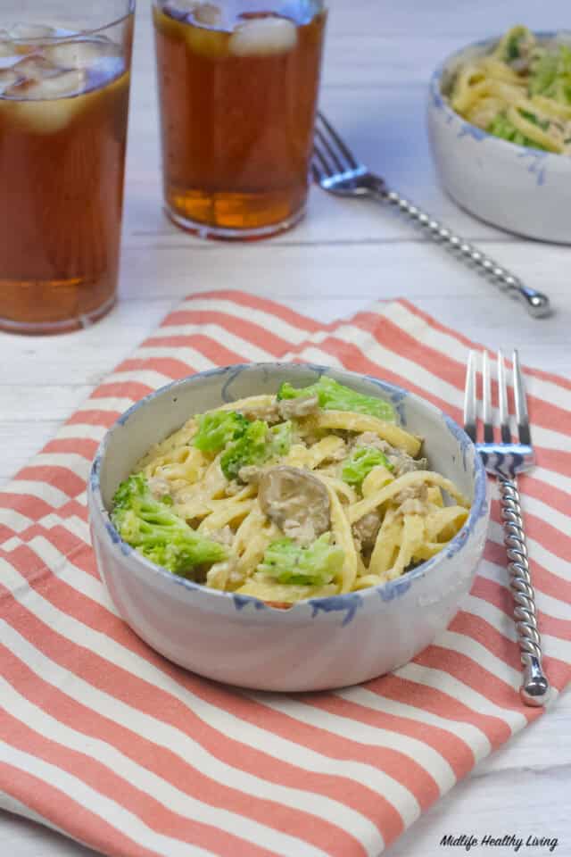 Ground Turkey Alfredo