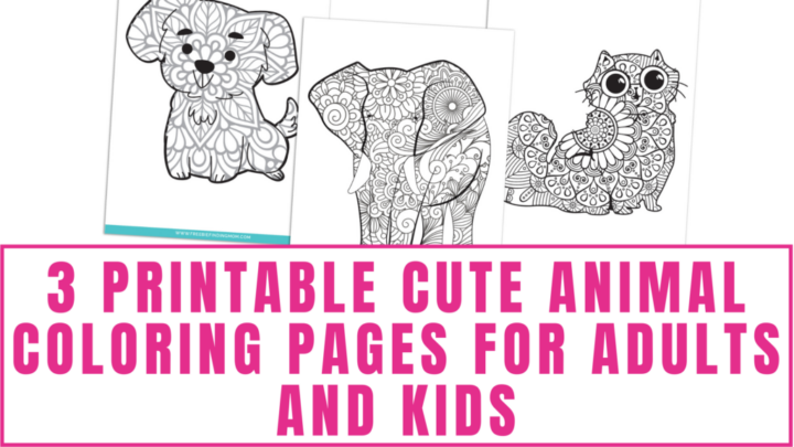 19 Animal Coloring Pages for Adults