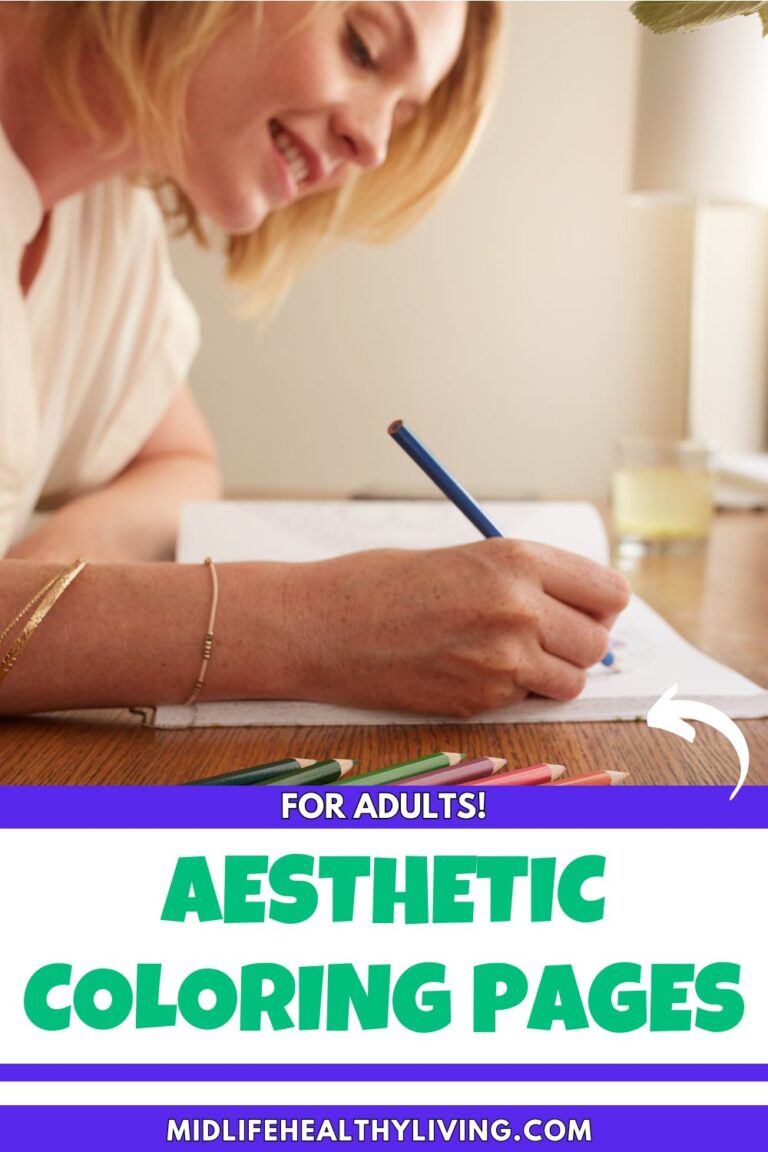 Aesthetic Coloring Pages